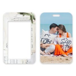 Customized Slide Open Badge Holder With Photo, Picture and Your Own ...