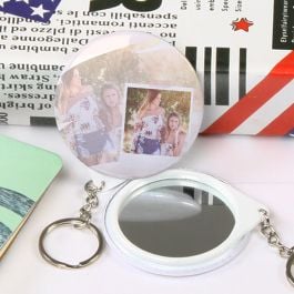 Personalized Gifts for Girlfriend - Custom Keychain With A Mirror With ...