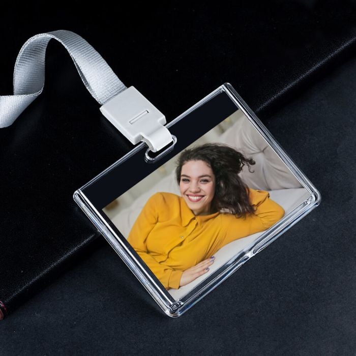 Personalized Horizontal ID Badge Holders | My Design List