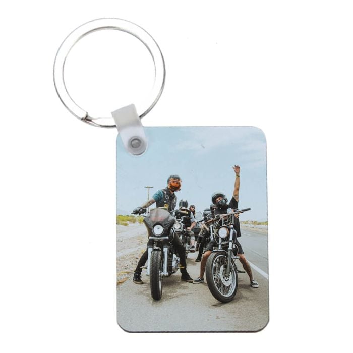 Customized Rectangular Mdf Keychain With Photo, Picture and Your Own ...