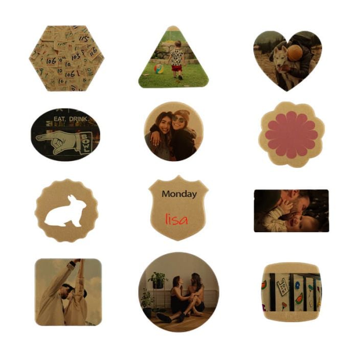 Make Your Own Custom Pearlescent Gold Refrigerator Magnets With Photo ...