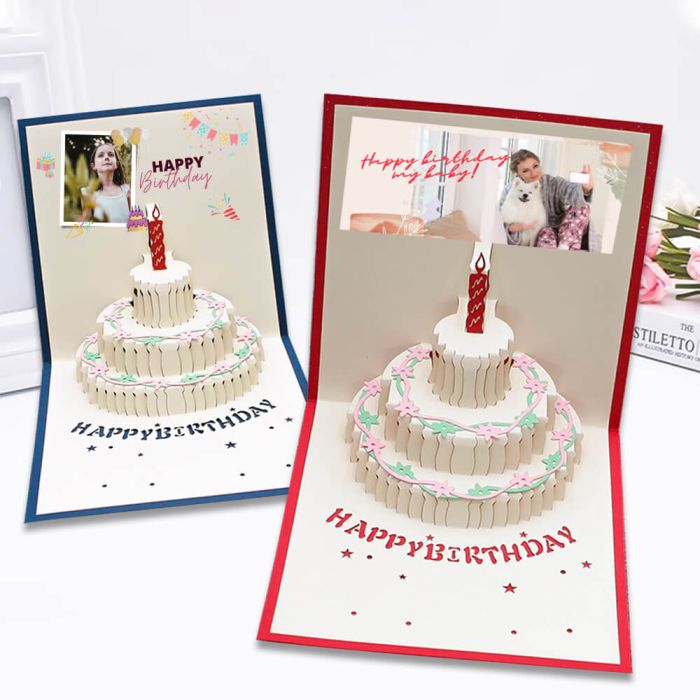 Make Your Own Custom 3d Birthday Card With Photo, Picture and Design ...